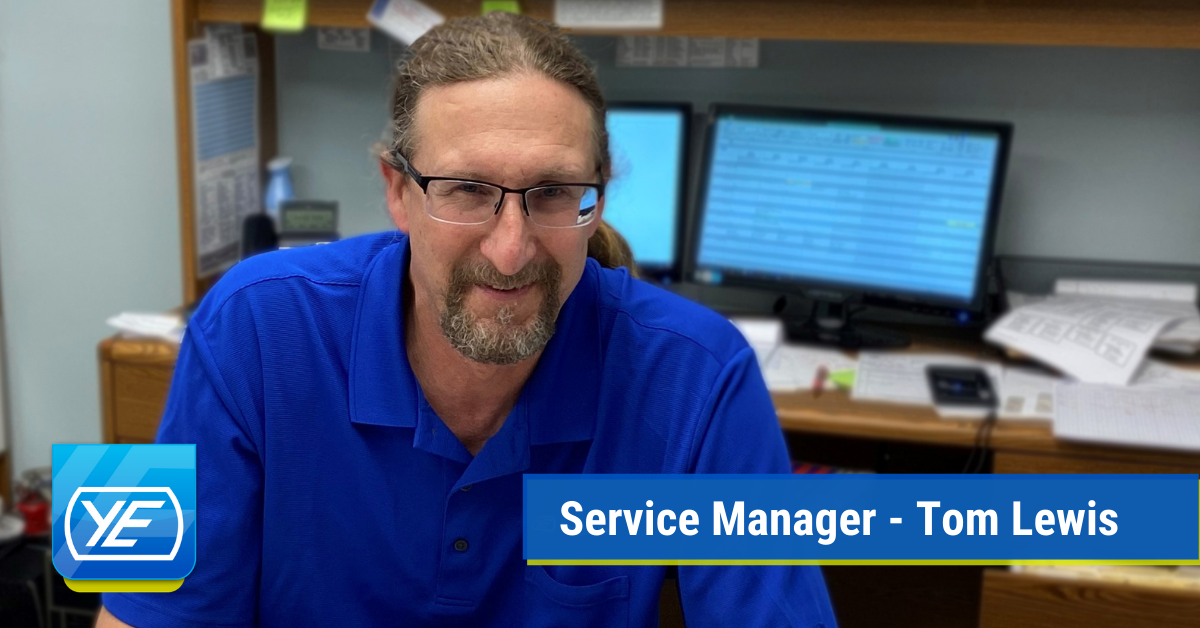 Proudly Announcing Tom Lewis' Promotion to Service Manager